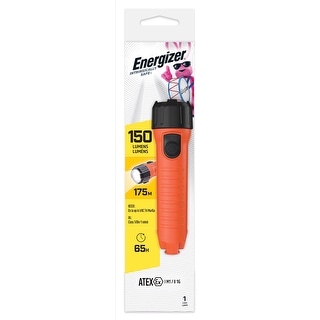 Energizer 150 lm Black/Orange LED Flashlight D Battery - Bed Bath ...