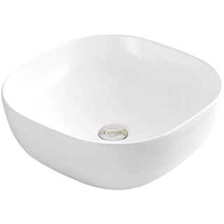 Karran USA VC-510 Valera 16-3/4" Square Vitreous China Vessel Bathroom ...