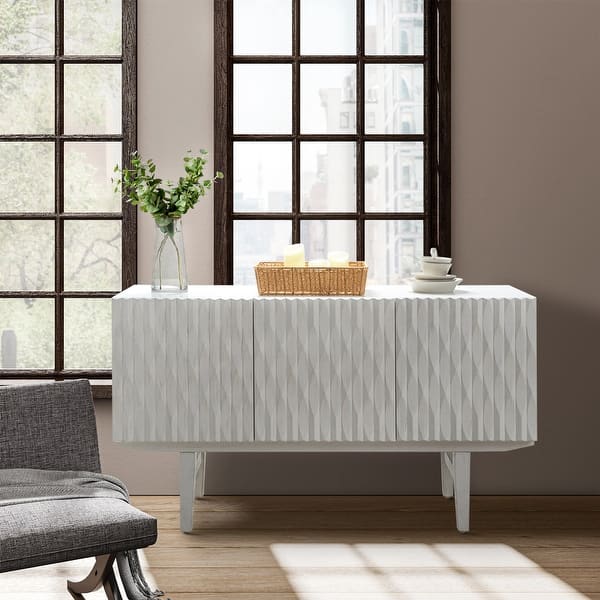 Joanna Modern Carved Geometric Patterns Sideboard By HULALAHOME - Bed ...