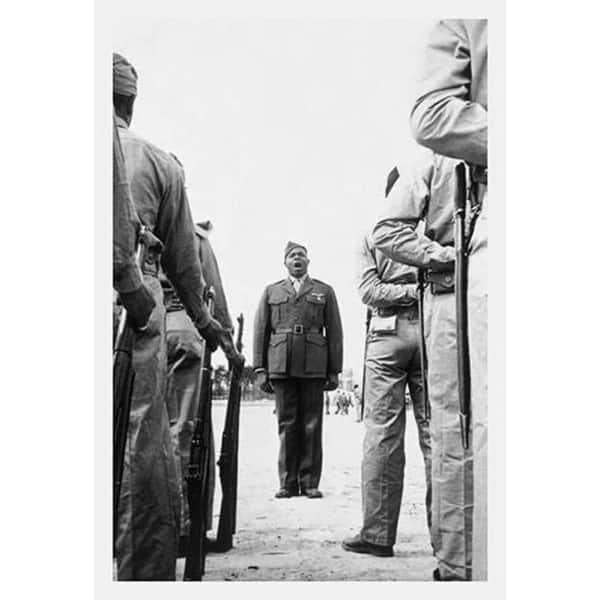 In 1943 Sgt. Maj. Gilbert Hashmark Johnson So Nicknamed For His Many ...