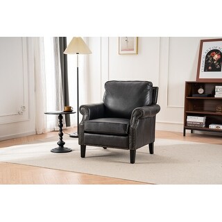 High Quality Confortable Arm Chair with Copper Nails Leather, Single ...