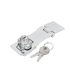 144mmx40mmx33mm Metal Screw Fixed Safety Guard Keyed Hasp Latch Lock ...