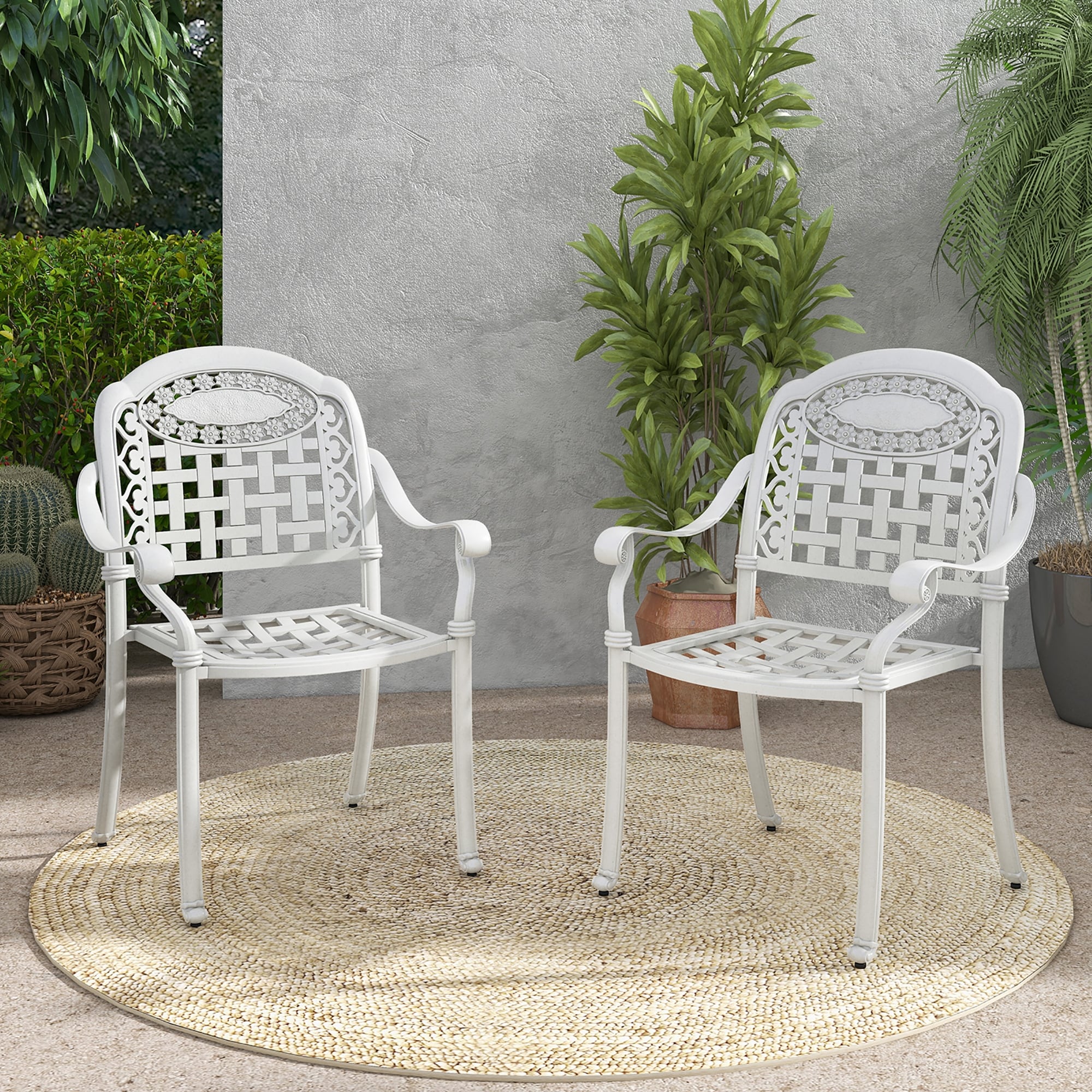White Outdoor Dining Chairs - Bed Bath & Beyond