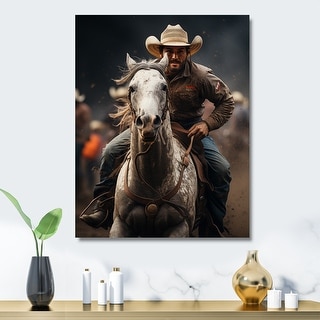 Designart "Canada Calgary Rodeo I" Canada Metal Art Print - Bed Bath ...