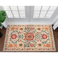 Well Woven Apollo Suzani Tribal Medallion Flat-Weave Area Rug - On Sale ...