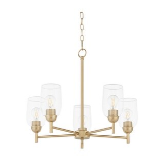 Quorum International 6112-5 Goodwin 5 Light 25" Wide Chandelier - Bed ...