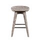 Bali Backless Wood Swivel Indoor Barstool - Bed Bath & Beyond - 36295601