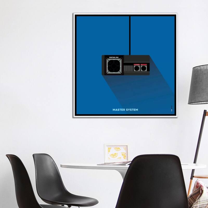 iCanvas "Joystick Master System" by Rafael Gomes Framed Canvas Print ...