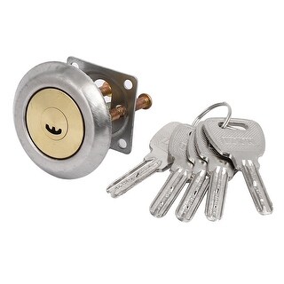 Bedroom Drawer Cupboard Brass Core Safety Security Plunger Lock 30mm ...