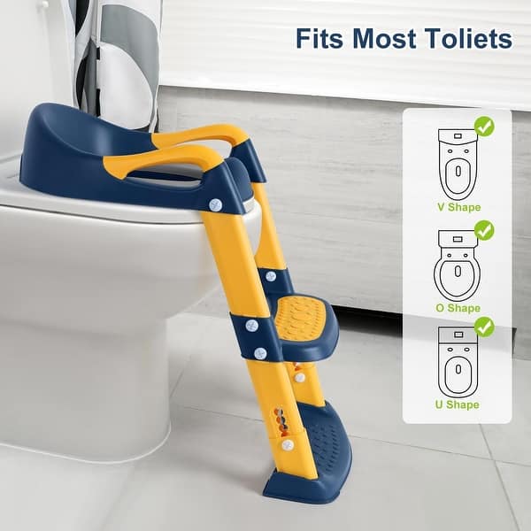 Toilet Potty Training Seat with Step Stool Ladder - Bed Bath & Beyond ...