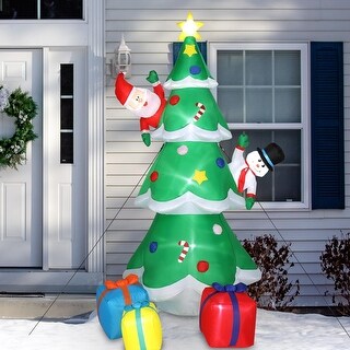 8 FT Inflatable Christmas Tree with LED Lights - Bed Bath & Beyond ...