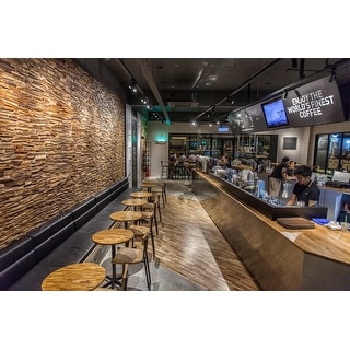 TEAK SKIN Wall Paneling, 100% reclaimed teak, 15.50 sq.feet per box ...