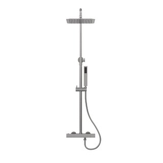 CRAFT + MAIN TS-1401-S2 Thermostatic Shower System with Shower Head ...