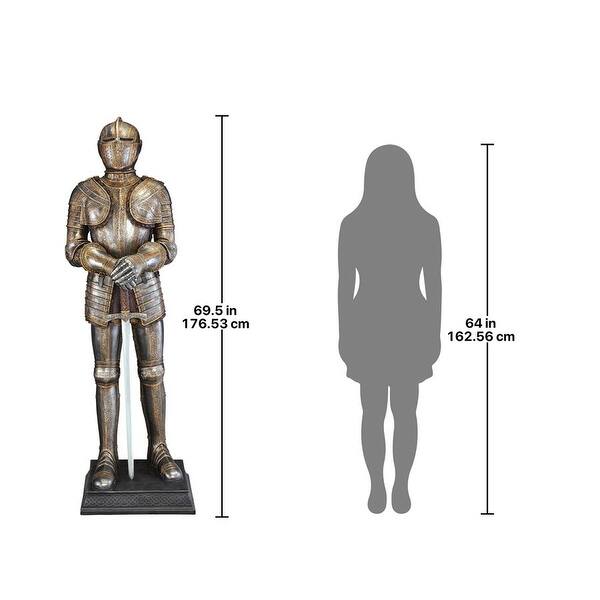 Design Toscano Knight's Guard Medieval Armor Collection Statue with ...