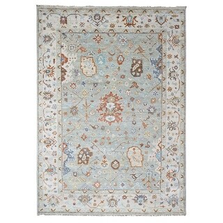 Shahbanu Rugs Laurel Green, Soft pile, Supple Collection, Wool, Hand ...