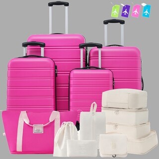 Complete Hardshell Luggage Set with TSA Lock, Expandable 16" 20" 24" 28 ...