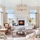 Alisar Mid-century Modern Drum Chandelier Farmhouse Lantern Dining Room ...