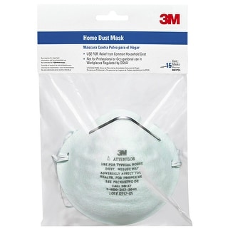 3M 8661PC1-15A Tekk Protection Disposable Dust Mask, 15-Pack - Bed Bath ...
