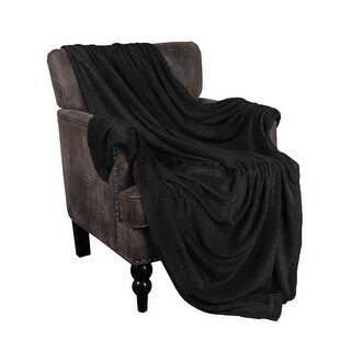 Soft Fluffy Solid Fleece Throw Blanket - Bed Bath & Beyond - 39491051