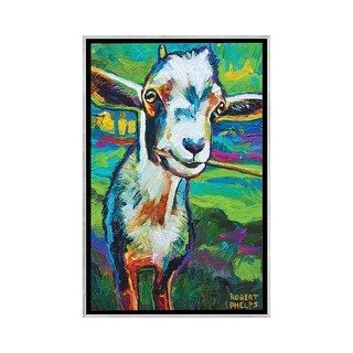 iCanvas "Theo The Goat" by Robert Phelps Framed - Bed Bath & Beyond ...