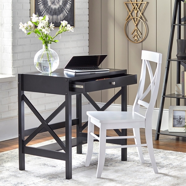 Simple Living X Frame Farmhouse Wood Desk On Sale Bed Bath Beyond 9199805