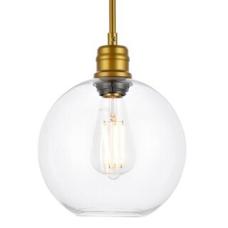 Elegant Lighting LDPG6206 Emett 8" Wide Plug-In Mini Pendant with - Bed ...