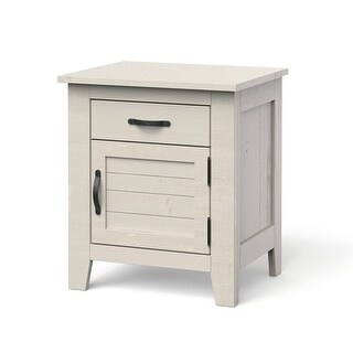 Forever Eclectic by Child Craft Long Beach Night Stand, Pumice - Bed ...