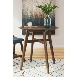 Signature Design by Ashley Lyncott Brown Round Counter Height Dining ...
