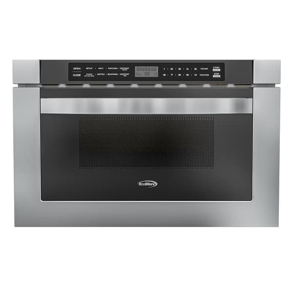 24 Inch Stainless-Steel Microwave Drawer with 1.2 cu. ft. Capacity ...