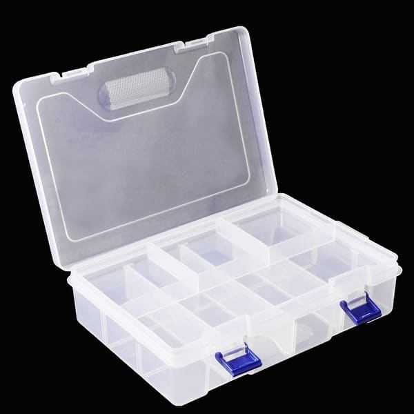 Home Desktop Tool Part Hardware Plastic Adjustable Storage Case Box ...