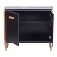 Hector - Two Door Trunk Cabinet in Metal with Faux Leather Straps - Bed ...