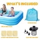 Toysical Inflatable Pool with Air Pump-118 x 72 x 22 Above Ground Pool ...