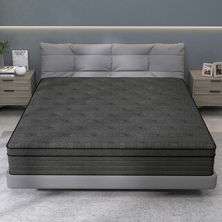 12 Inch Hybrid Mattress with Individually Pocket for Motion Isolation ...