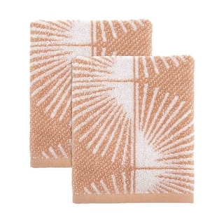 Nicole Miller Kendall Clay Hand Towel 2 Pack - Bed Bath & Beyond - 40721028