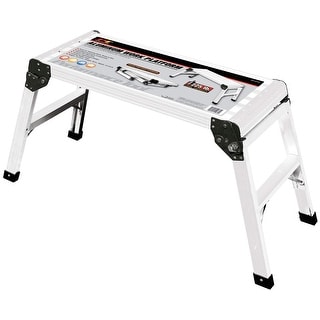 Folding Aluminum Work Platform And Step Folding Aluminum Work Platform ...