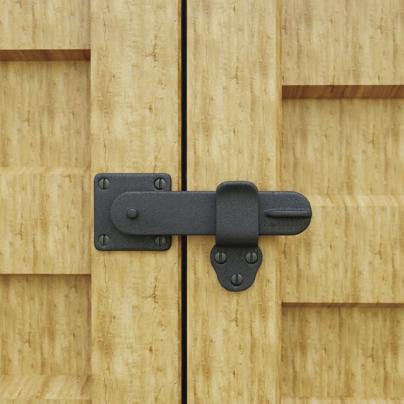 Black Wrought Iron Gate Flip Latch 5.75" Two Sided Flip Locks ...