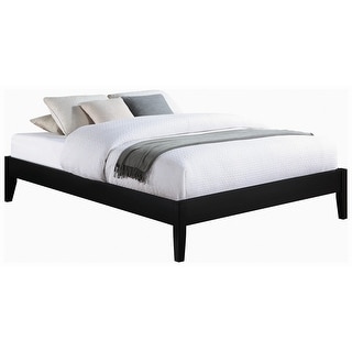 Cavi Modern Low Profile Platform California King Bed, Panel Sides ...