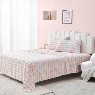Wonderful Super Soft Sheet Set with Printed Pattern - Bed Bath & Beyond ...