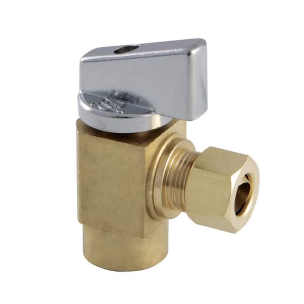 Kingston Brass Columbia Quarter Turn Angle Stop Valve - Bed Bath ...
