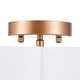 CO-Z 4 Light Clover Semi-Flush Mount Ceiling Light - Gold & White - Bed ...