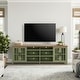 Bridgevine Home Modern Farmhouse 96 inch TV Stand Console for TVs up to ...