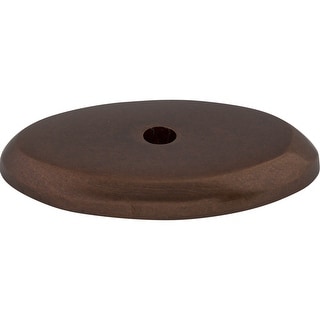 Top Knobs Oval 1-1/2 Inch Knob Backplate from the Aspen Series - Bed ...
