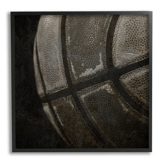 Stupell Dark Basketball Photography Framed Giclee Art Design by Kim ...