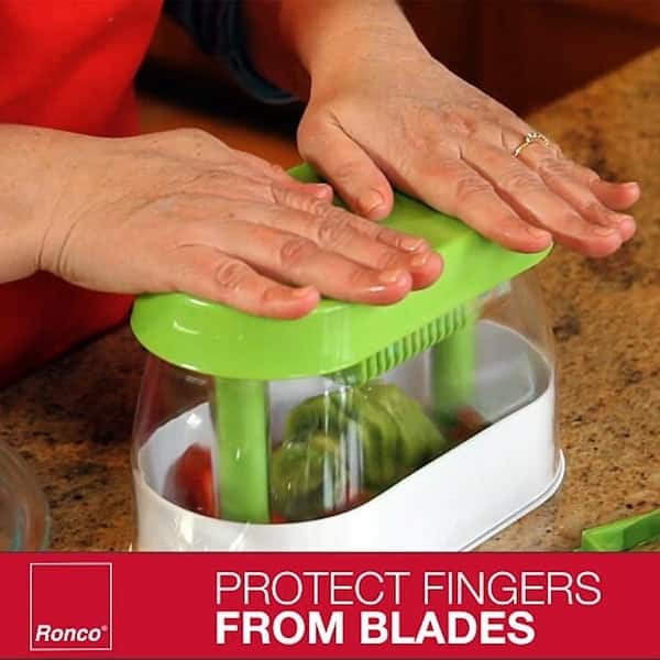 Ronco Veg-O-Matic Deluxe, Fruit and Vegetable Chopper, Dishwasher Safe ...