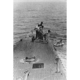 Lt. George Bush Was Rescued By The Submarine Uss. Finback After Being ...