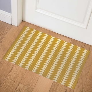 KILIM STRIPE GOLD Doormat By Kavka Designs - Bed Bath & Beyond - 31257473