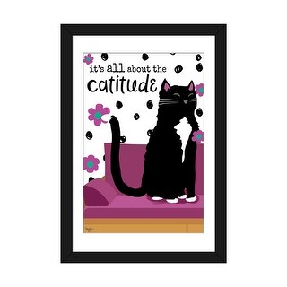 iCanvas "It's All About the Cattitude" by Mollie B. - Bed Bath & Beyond ...