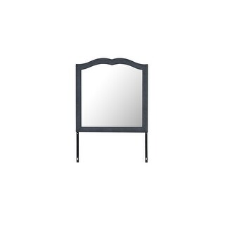 Vanna Dark Grey Mirror - Bed Bath & Beyond - 41229279