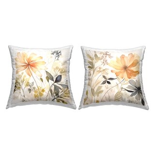 Stupell Soft Botanicals Pattern Design by Lazar Studio (Set of 2) - Bed ...