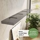 Wallniture Ronda 60 inch Floating Shelf, Wall Shelves for Living Room ...
